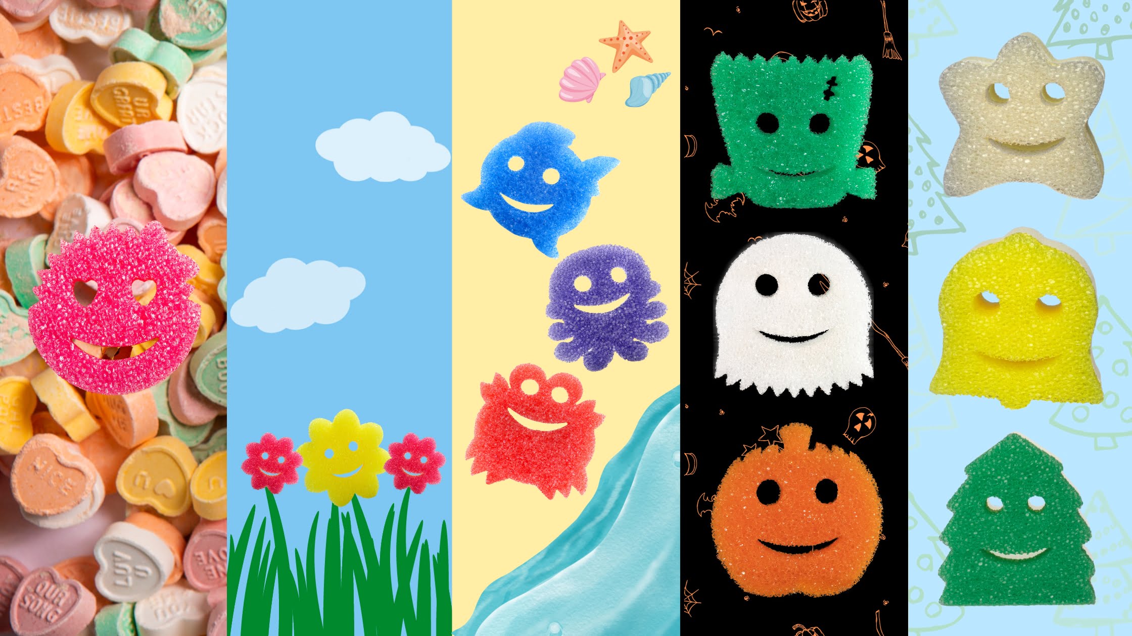 Die Formen des Scrub Daddy – Scrub Daddy